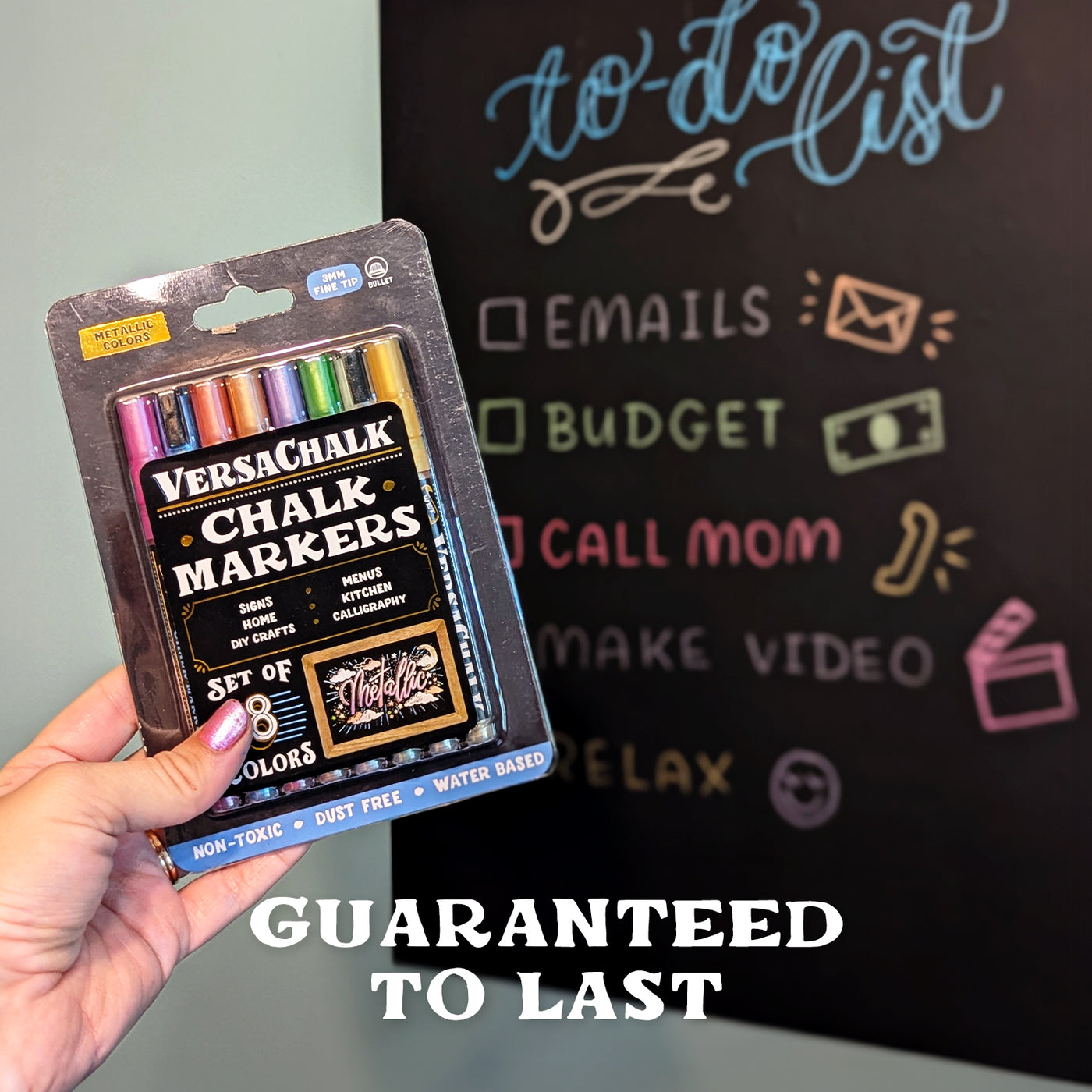 White Dry Erase Marker | Fine Tip Liquid Chalk | VersaChalk