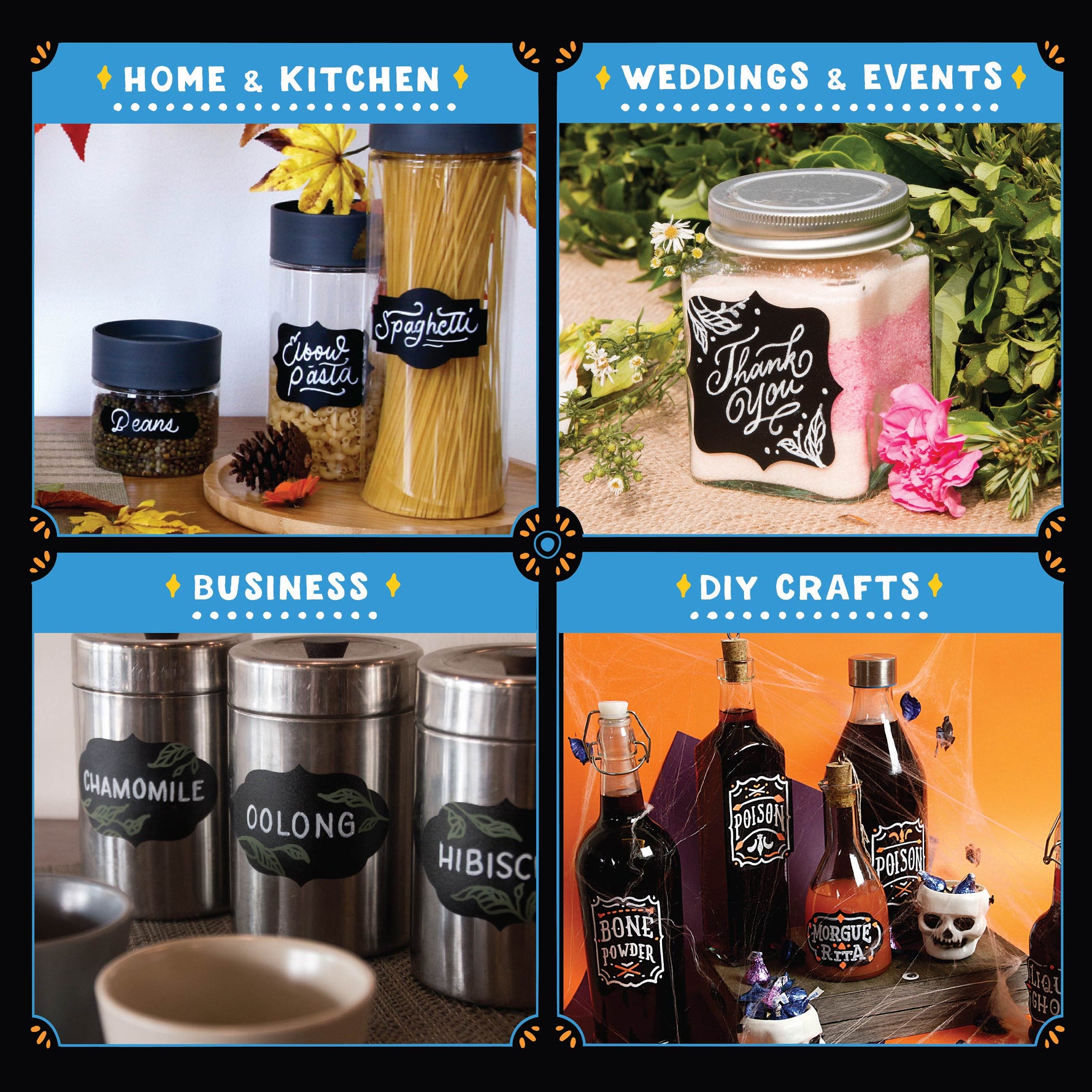 Chalkboard Labels for Jars | VersaChalk